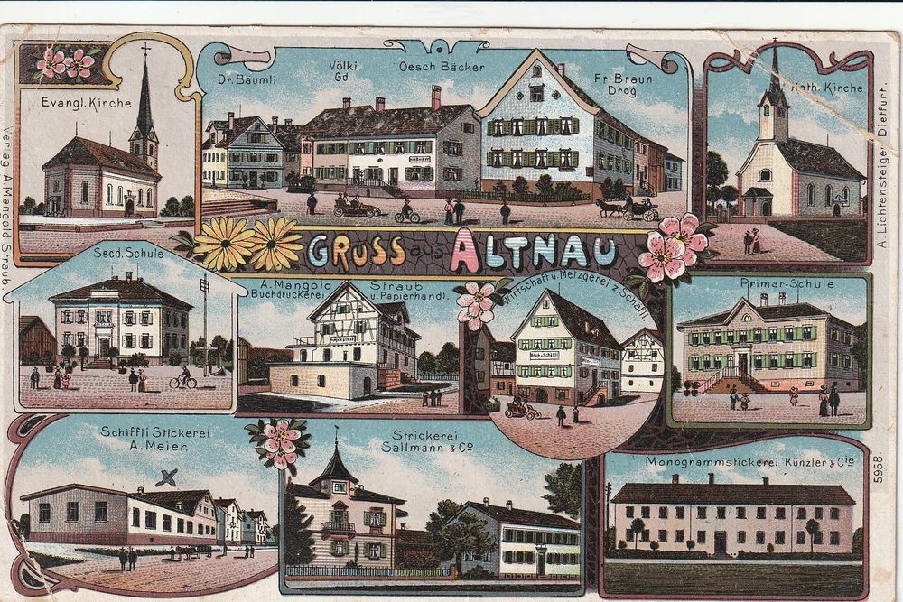 AK Gruss aus Altnau Litho 1913 (Defekt) in Rupperswil für CHF 8 – mit Lieferung auf Ricardo kaufen