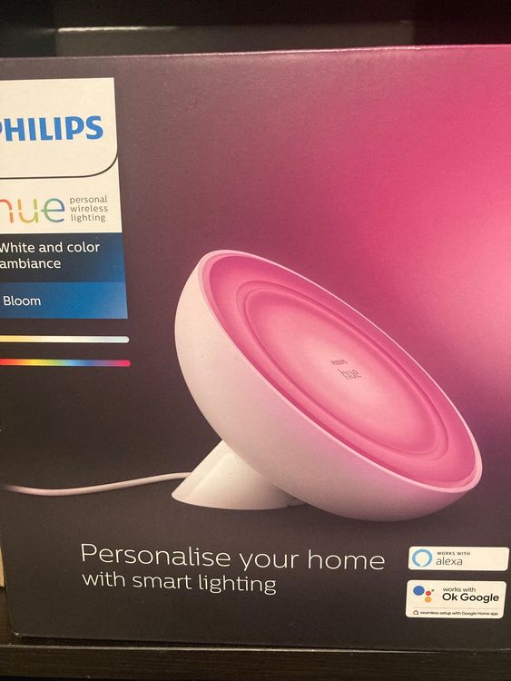 Philips HUE Tischleuchte Bloom Bluetooth, weiss | Kaufen auf Ricardo