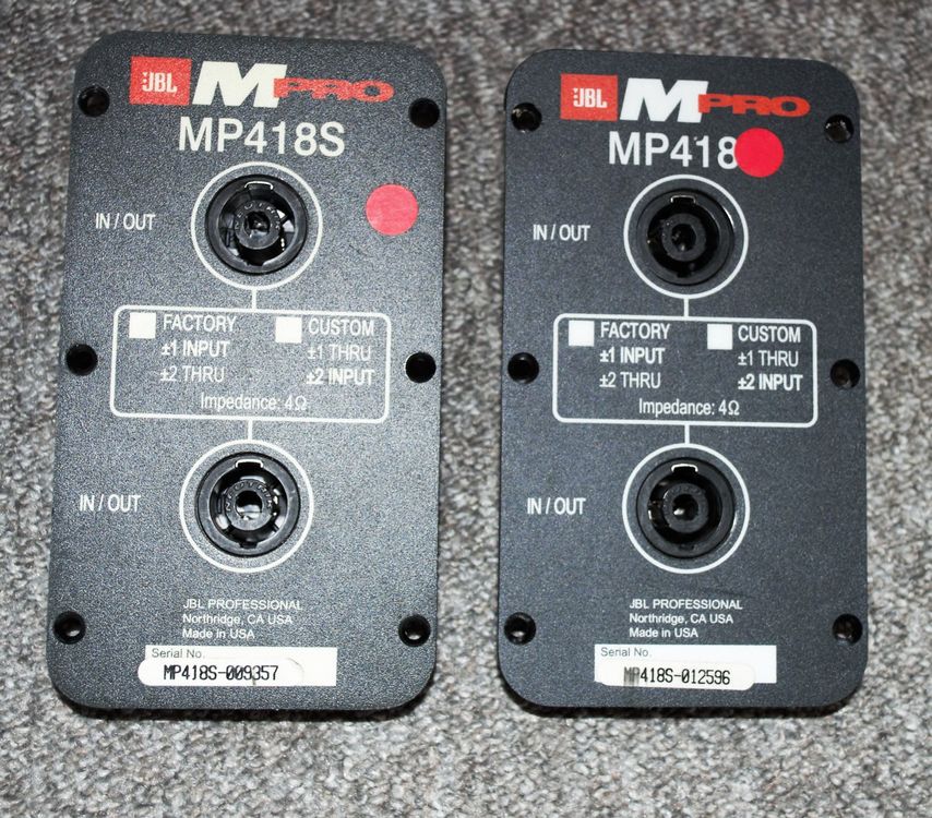 JBL M-Pro MP418S Subwoofer Anschlussfeld (Gebraucht) in Herisau für CHF ...