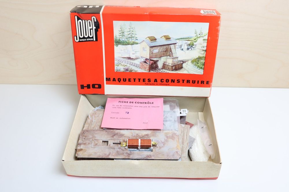 JOUEF Schotterwerk Motor Bausatz Nr. 789 - Rarität Jahr 1965 (Gebraucht ...