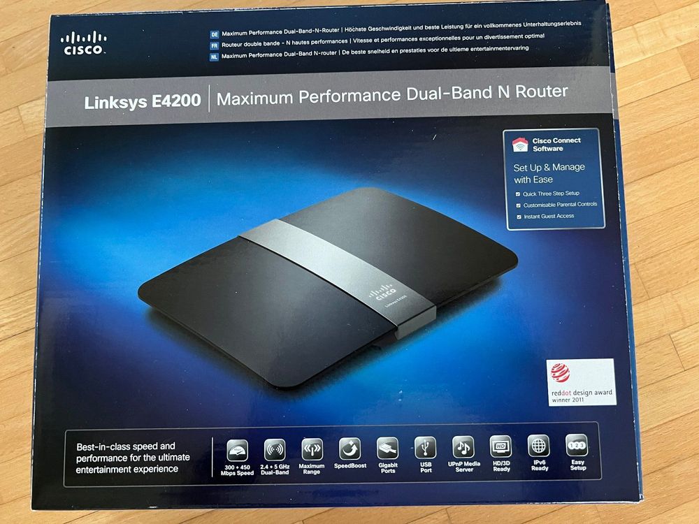 Cisco Linksys E4200 (Gebraucht) in Zürich für CHF 9 – mit Lieferung auf ...