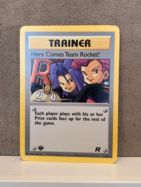 71/82 *1.Edition Here Comes Team Rocket Rare ENG Pokemon | Kaufen auf Ricardo