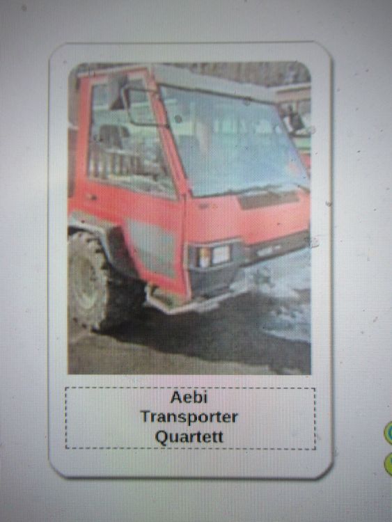 Aebi Transporter (Neu und originalverpackt) in Herznach für CHF 30 – mit Lieferung auf Ricardo ...