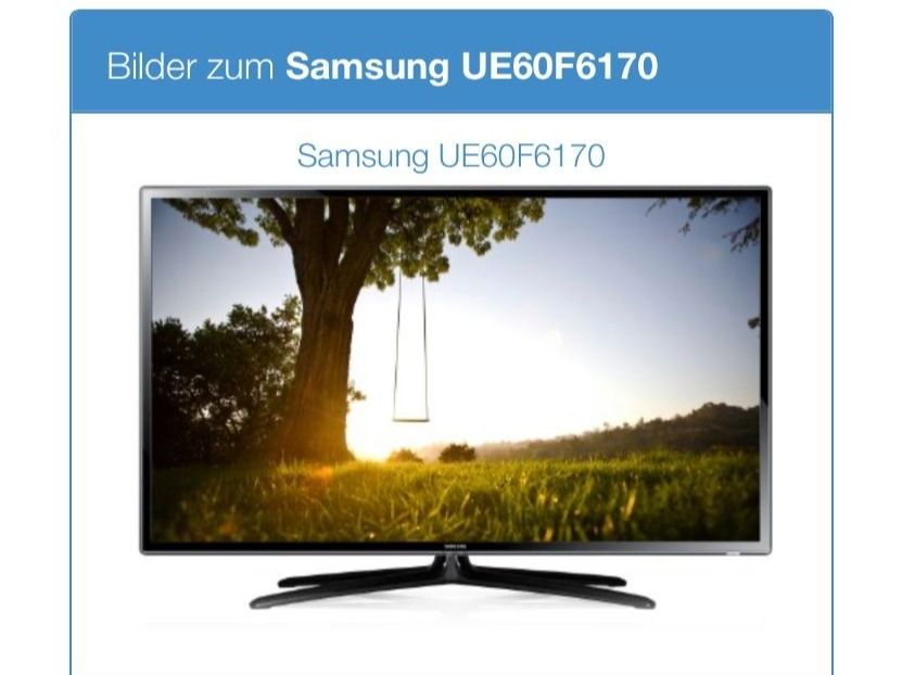 Samsung UE60F6170 TV | Kaufen auf Ricardo