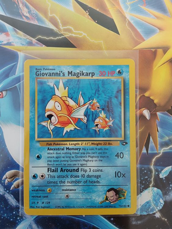 Giovanni's Magikarp - Vintage Pokémon TCG Karte (Gebraucht) in ...