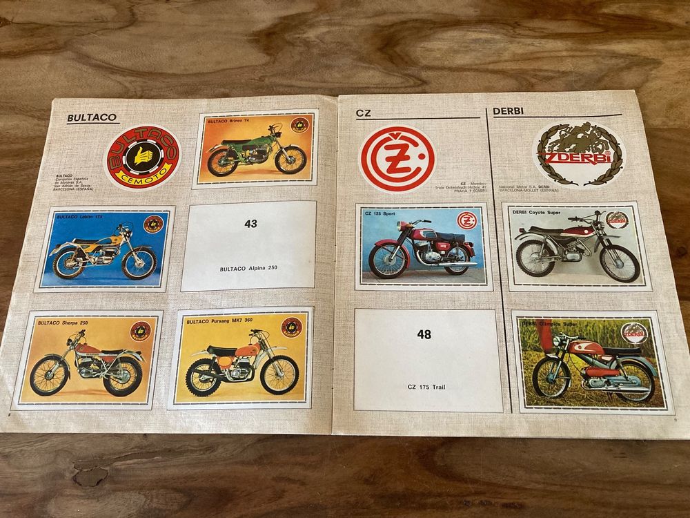 Panini Album Super Moto 1975 | Kaufen auf Ricardo
