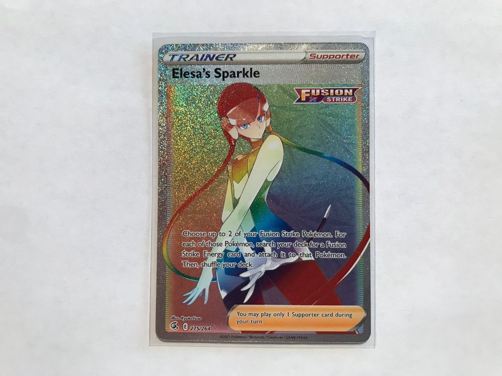Elesa's Sparkle Rainbow Fusion Strike EN (Neu (gemäss Beschreibung)) in ...