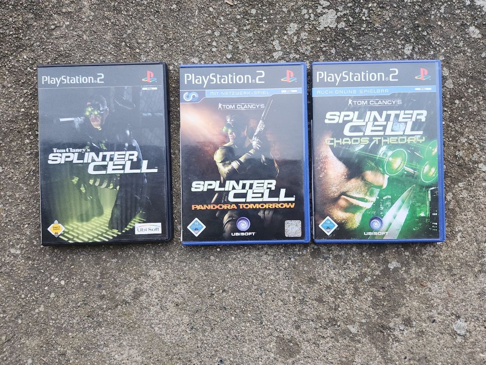 Playstation 2 PS2 Splinter Cell Sammlung, Top Zustand! (Gebraucht) in ...