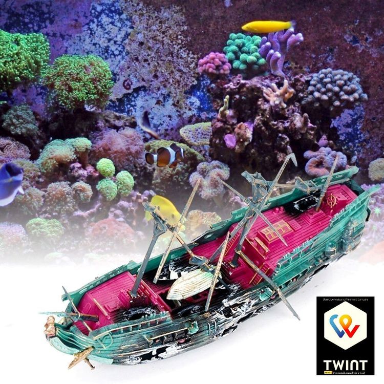 Schiffswrack Aquarium Dekoration (Neu und originalverpackt) in ...