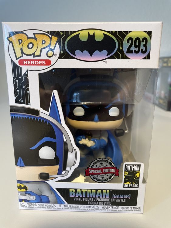 Funko Pop Batman Gamer 293 Special Edition 80 Years (Neu und ...