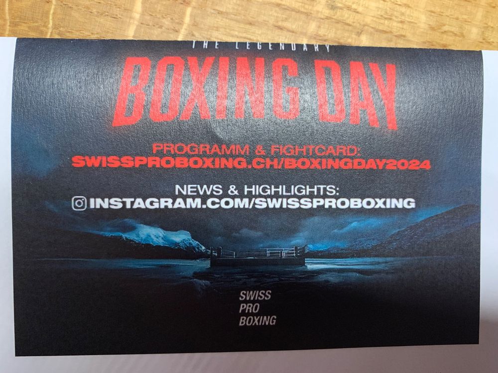 Boxing Day 2024 (Neu und originalverpackt) in Ebikon für CHF 100 – mit ...