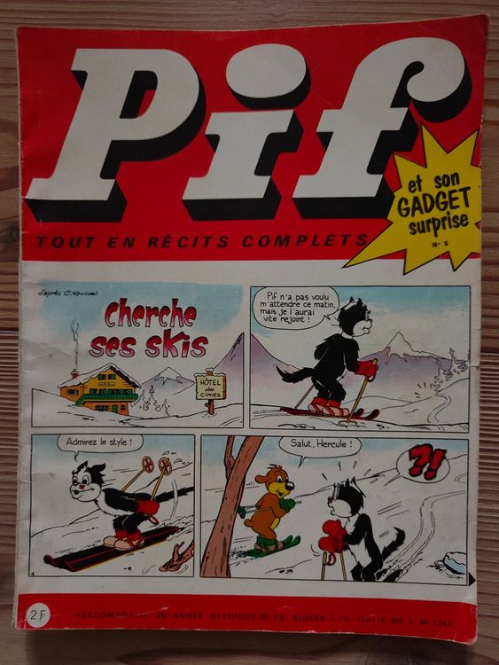 1 Comic «Pif» très rares/ sehr selten (Gebraucht) in Rüti für CHF 1 ...