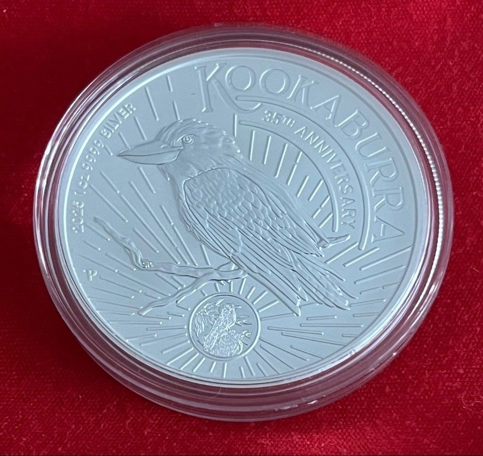 🔝 Kookaburra 2025 1oz Silber, 35th Anniversary Charles III (Neu (gemäss ...