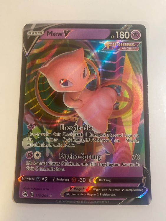 Pokemonkarte Mew V | Kaufen auf Ricardo