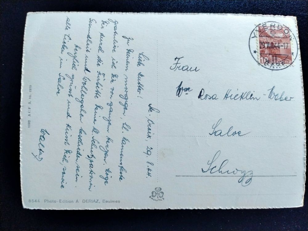 St. Croix et le Cochet um 1944 AK Jura Nord Waadt (Gebraucht) in Küssnacht am Rigi für CHF 5 ...