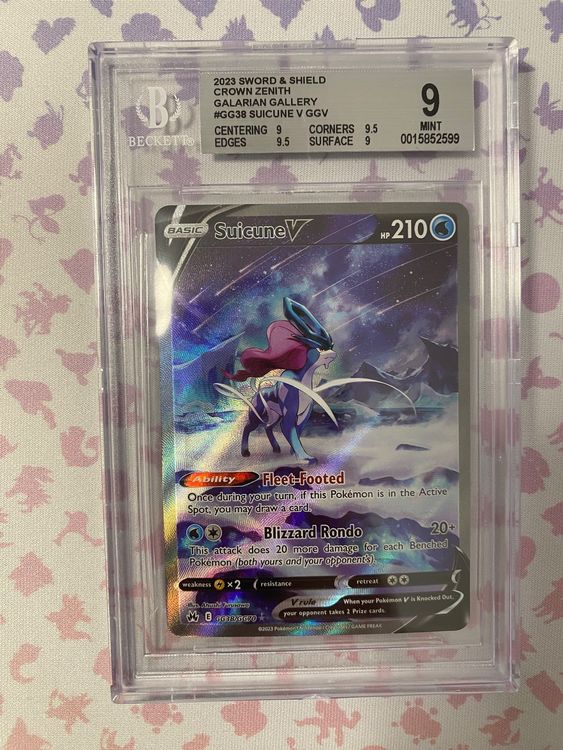 Pokemon - GG38 - Suicune V - Crown Zenith - Galarian Gallery (Gebraucht ...