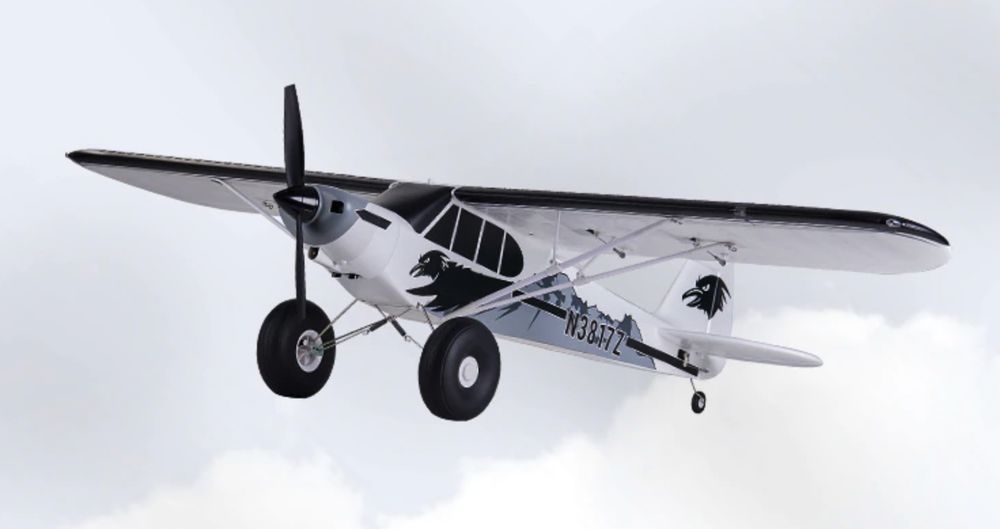 FMS Piper PA-18 Super Cub, Spw. 1300mm, Flaps, PNP (Neu und ...