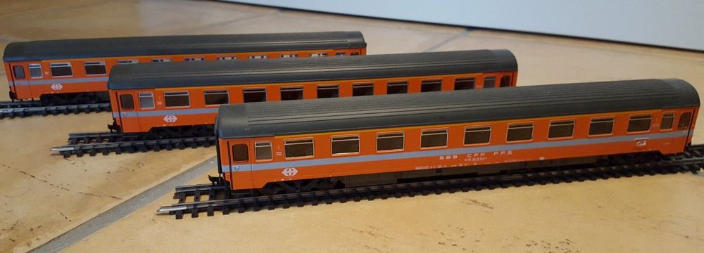 Roco SBB Eurofima Schnellzugwagen 3 Stck (Gebraucht) in Wädenswil für CHF 60 – mit Lieferung auf ...