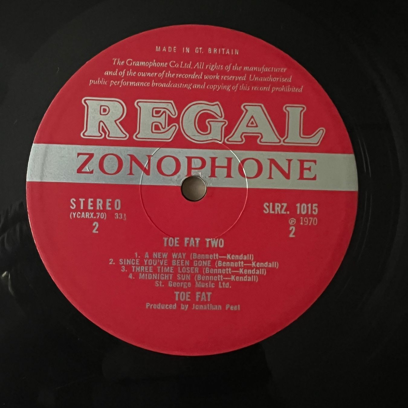 Toe Fat - Two / 1. UK-Press. 1970 - Very nice Copy (Gebraucht) in Gais ...