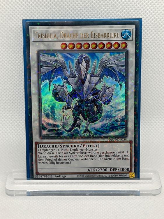 Yu-Gi-Oh! Trishula, Drache der Eisbarriere (Gebraucht) in Hinterkappelen für CHF 1.75 – mit ...