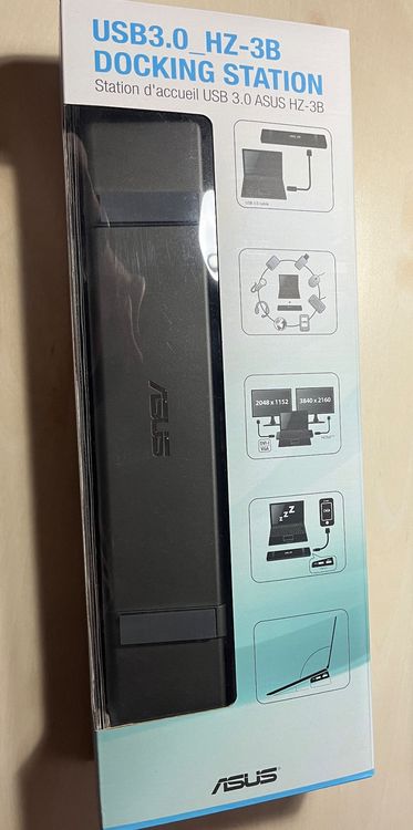 ASUS USB 3.0 Dockingstation HZ-3B Neu OVP (Neu und originalverpackt) in ...