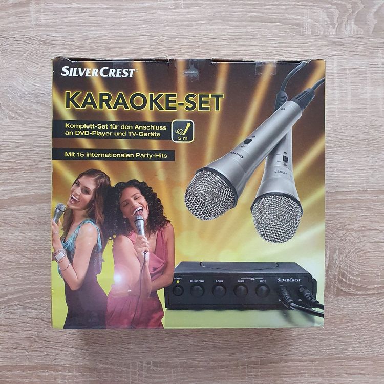 Karaoke-Set Silvercrest mit 2 Mikrofonen (Neu (gemäss Beschreibung)) in ...