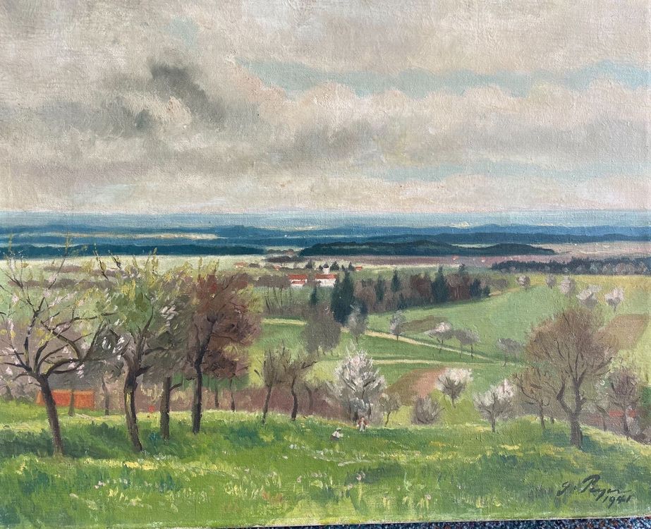 Landschaftsgemälde unleserlich signiert (Gebraucht) in Root für CHF 20 – mit Lieferung auf ...