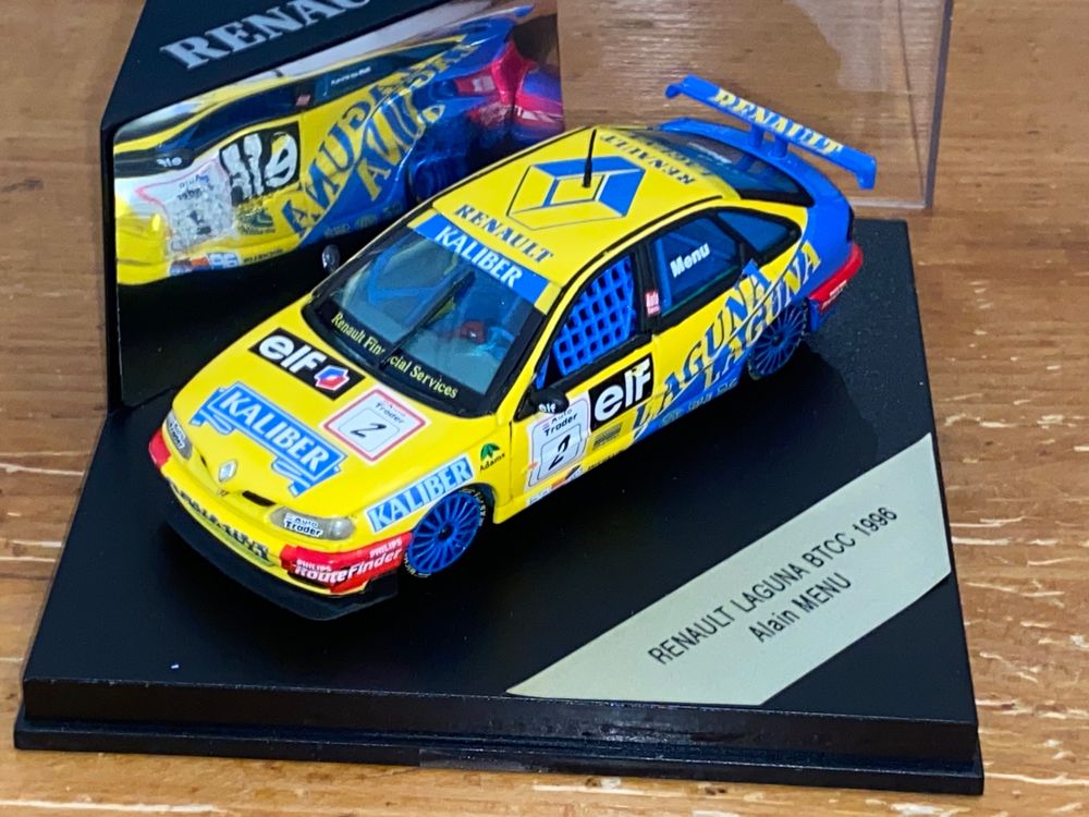 AEMA 101346-27 1:43 Renault Laguna BTCC #2 A. Menu 1996 (Neu und ...