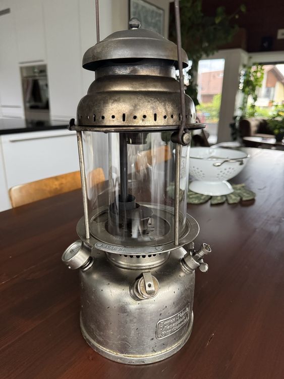 Seltene Eugen Schatz Hasag Benzin Lampe Nr. 51 (Gebraucht) in Buonas ...
