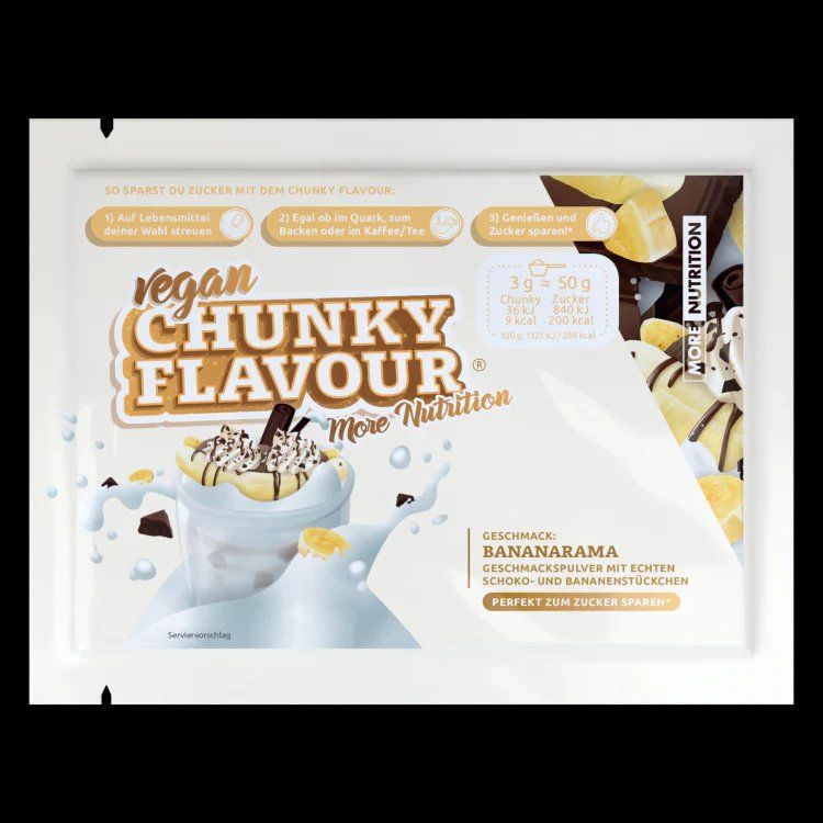 CHUNKY FLAVOUR - Probe à 30g - BANANARAMA - More Nutrition (Neu und ...
