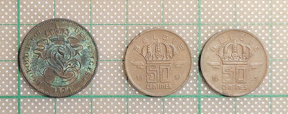 3 alte Münzen (Belgien) (Gebraucht) in Heimberg für CHF 5 – mit ...