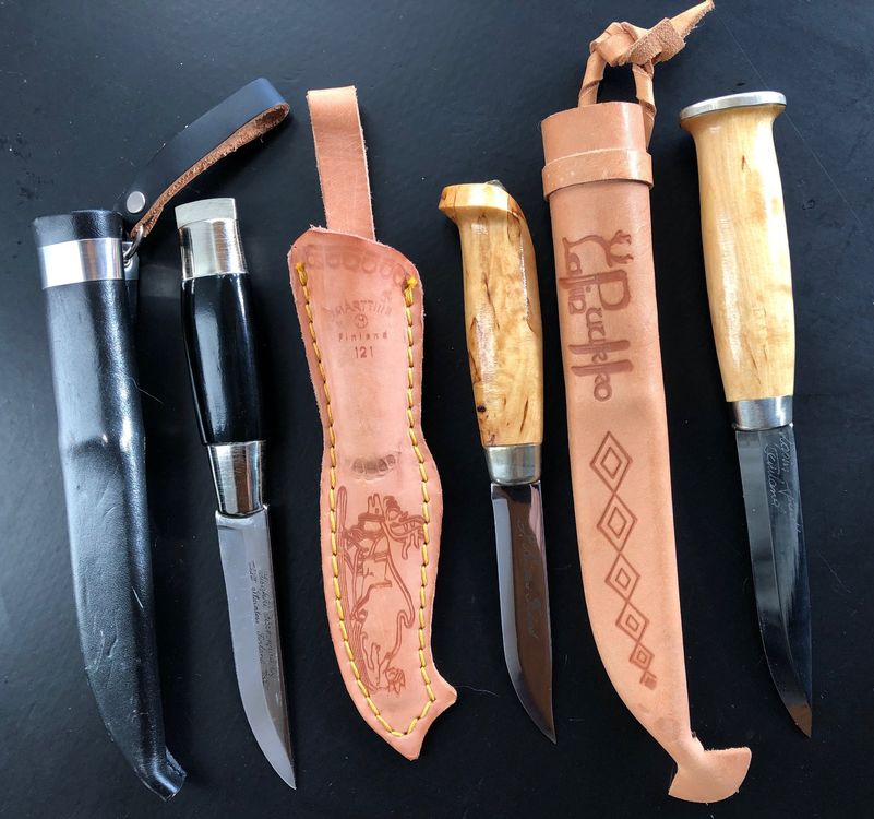 3x Finnenmesser, Jagdmesser, Puukko | Kaufen auf Ricardo