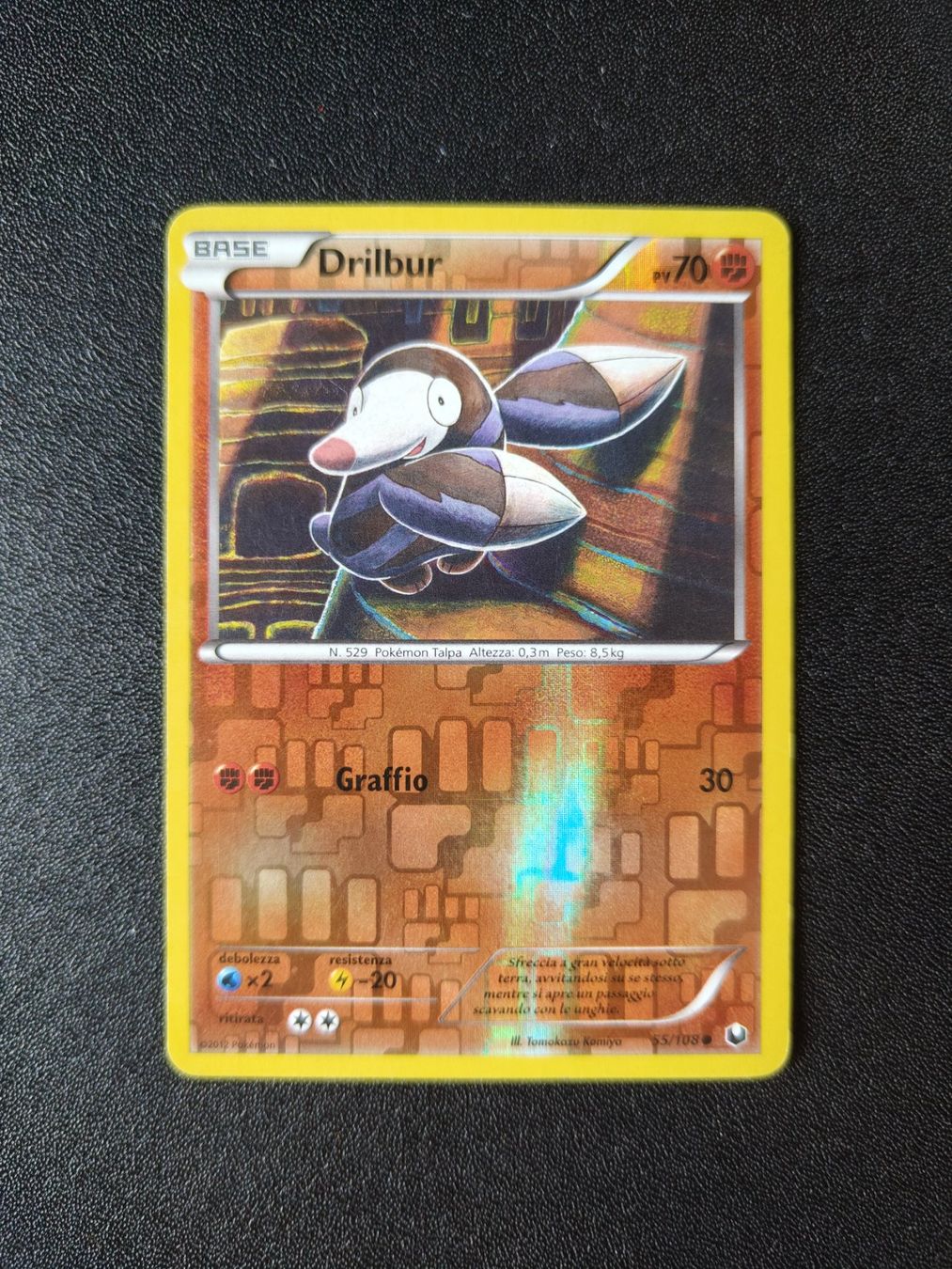 Drilbur 55/108 Reverse Holo Pokémon Dark Explorer 12 IT ab 1 (Gebraucht ...