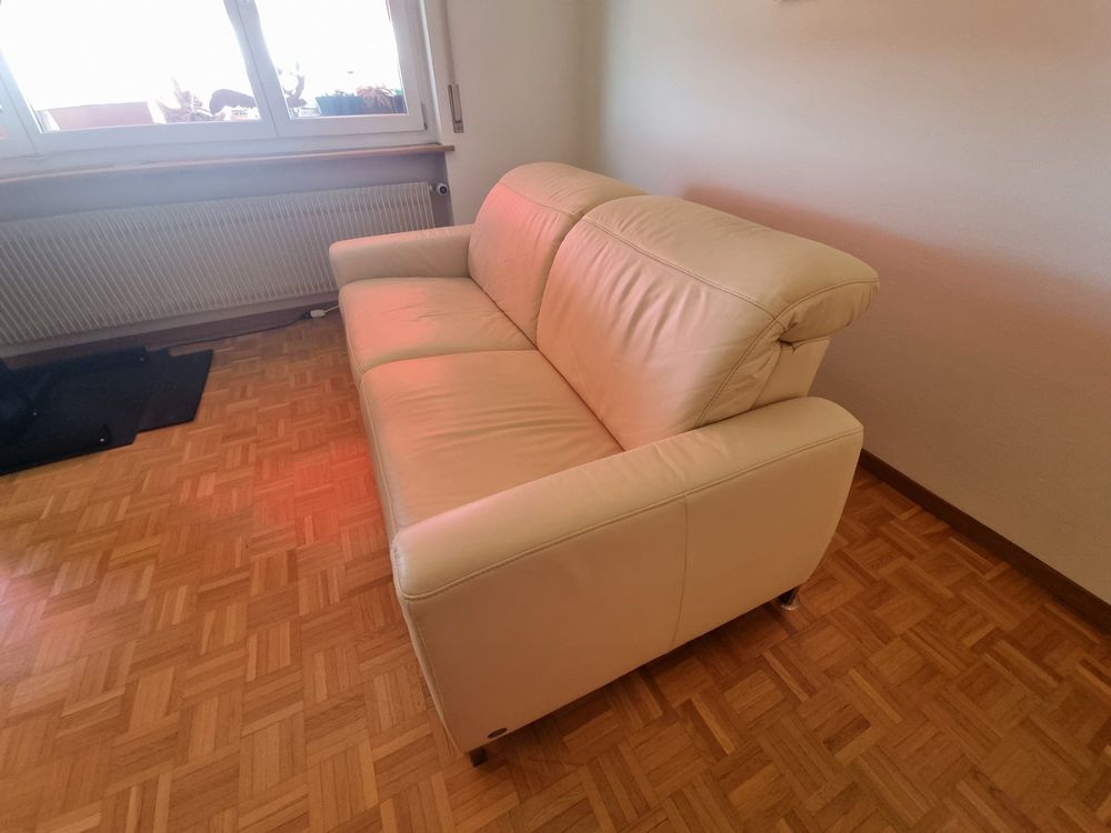 Himolla Sofa Echt-Leder elektrisch verstellbar | Kaufen auf Ricardo