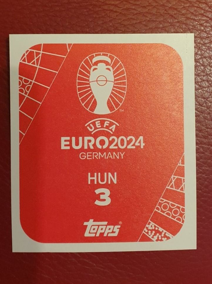 Topps Euro 2024 Sticker HUN 3 CALLUM STYLES GOLD (Neu und ...
