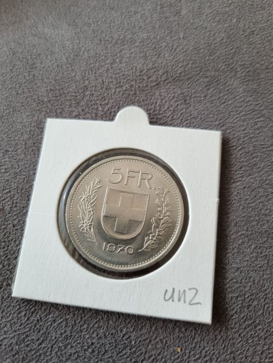 5 Franken 1970 unz. Top-Stück (Gebraucht) in Mels für CHF 10.9 – mit Lieferung auf Ricardo kaufen