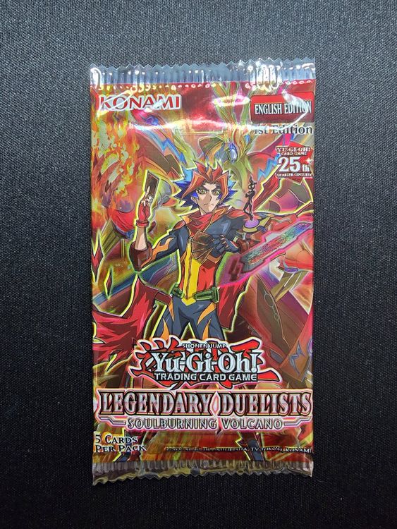 Yu-Gi-Oh! Soulburning Volcano Booster Legendary Duelists (Neu und originalverpackt) in ...