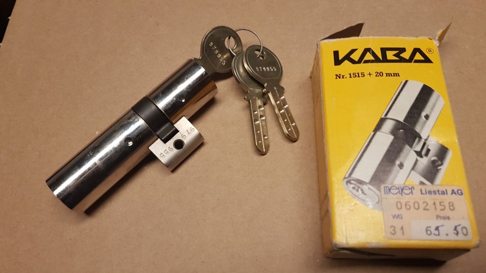 Kaba Zylinder 85mm lang (Gebraucht) in für CHF 20 – mit Lieferung auf ...