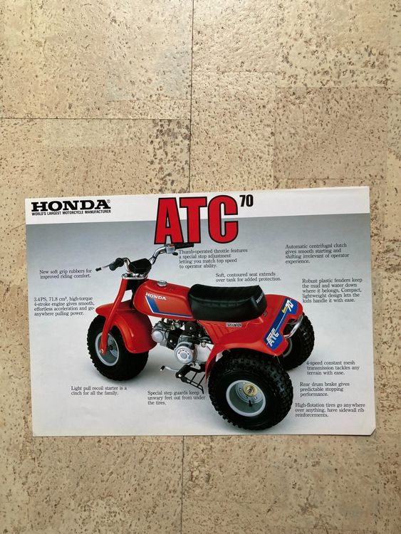 Honda ATC 70 (Gebraucht) in Filzbach für CHF 17.5 – mit Lieferung auf ...