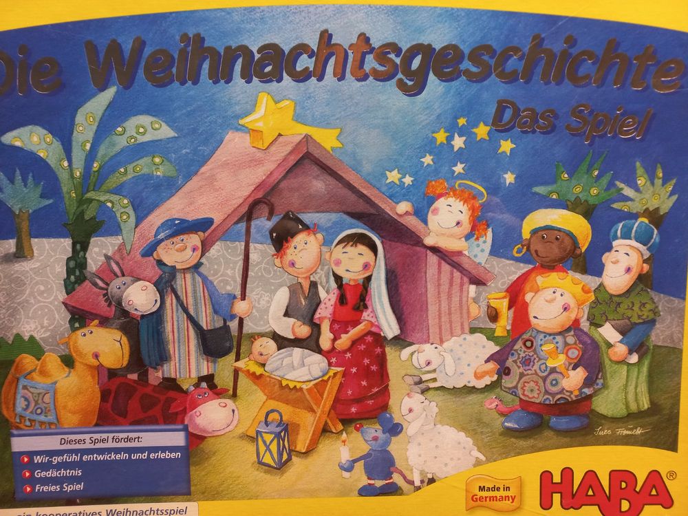 Die Weihnachtsgeschichte, ein Spiel von Haba (Neu und originalverpackt ...