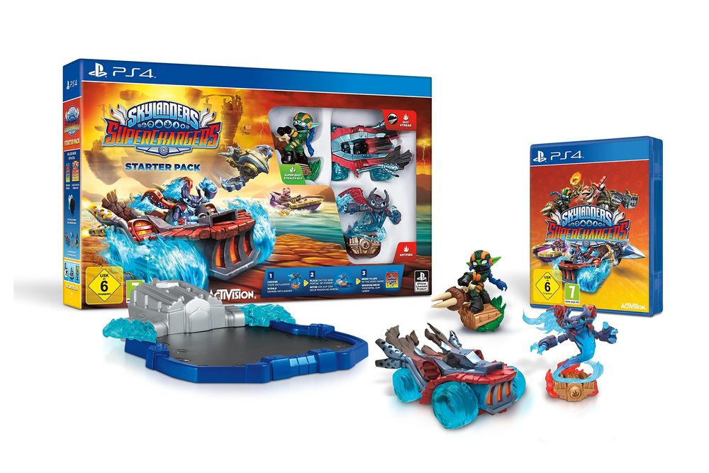 PS4 Skylanders Superchargers Game disk + Figure (Gebraucht) in ...