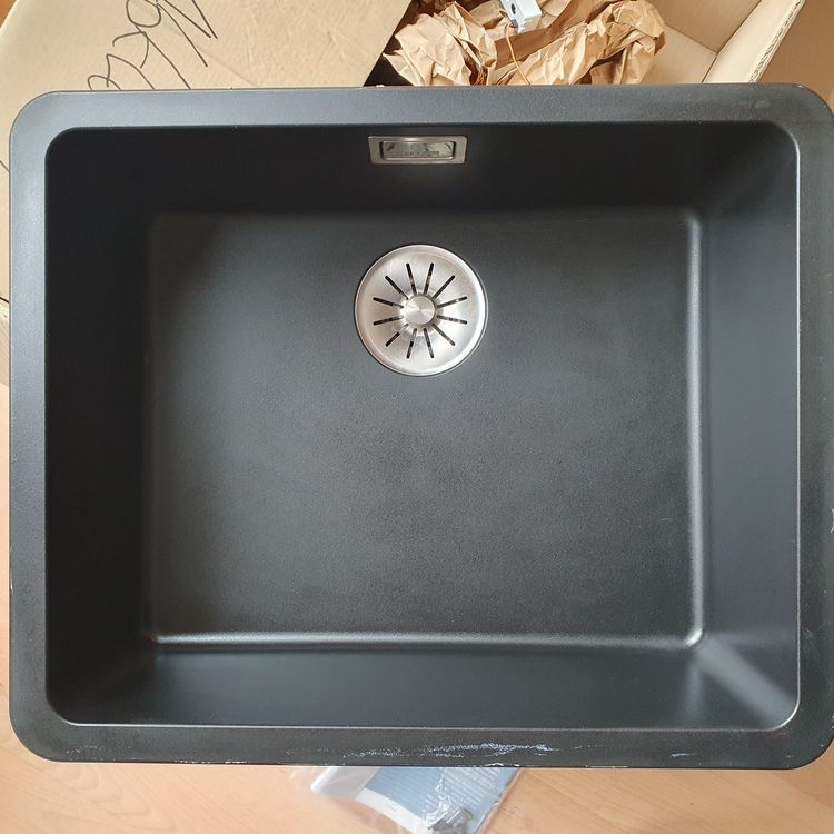 Unterbaubecken Daneo DAN CP 50U/1 Nero - Cristalite Plus (Gebraucht) in ...