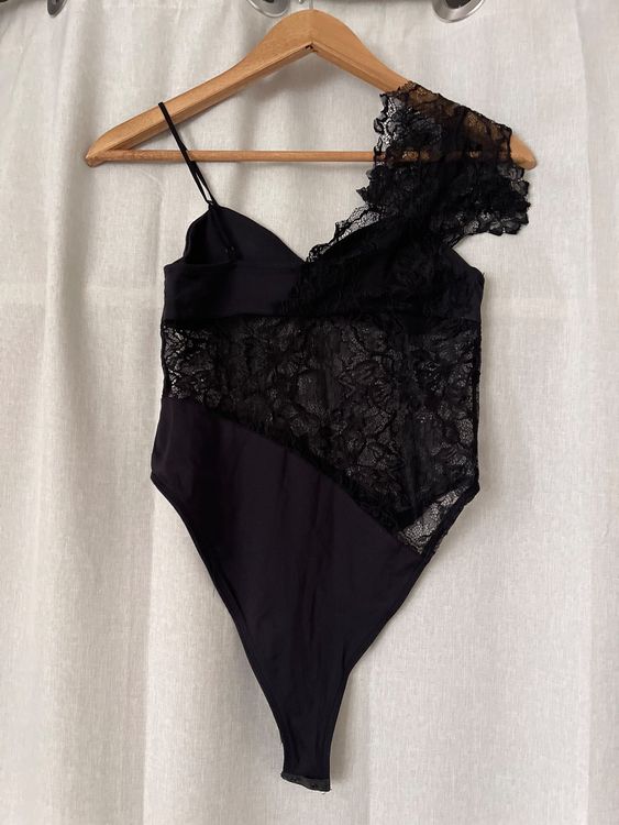 Zara Spitzenbody schwarz Body aus Spitze | Kaufen auf Ricardo