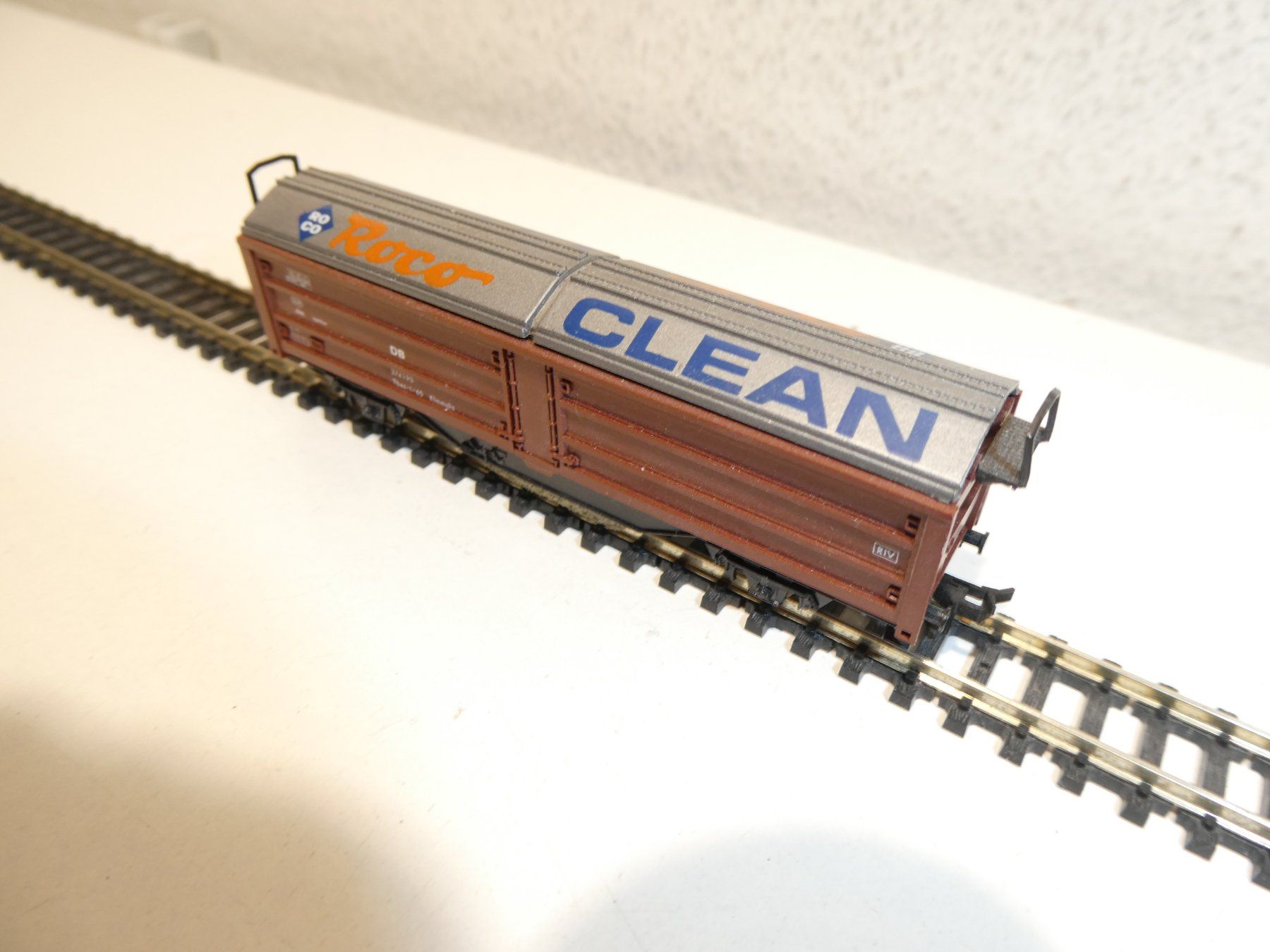 Roco Güterwagen Schienenreinigungswagen Clean Spur N (Q24) (Gebraucht ...