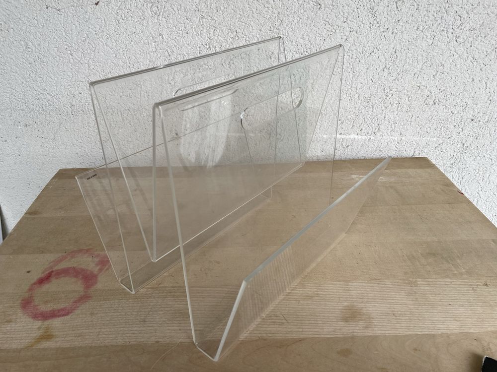 Plexiglas Zeitungsständer Schallplattenständer Vinyl Möbel (Gebraucht ...