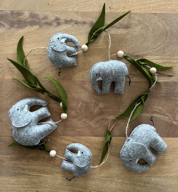 Girlande Elefanten (100% Handmade in Zürich) (Neu und originalverpackt) in Glattpark(Opfikon ...