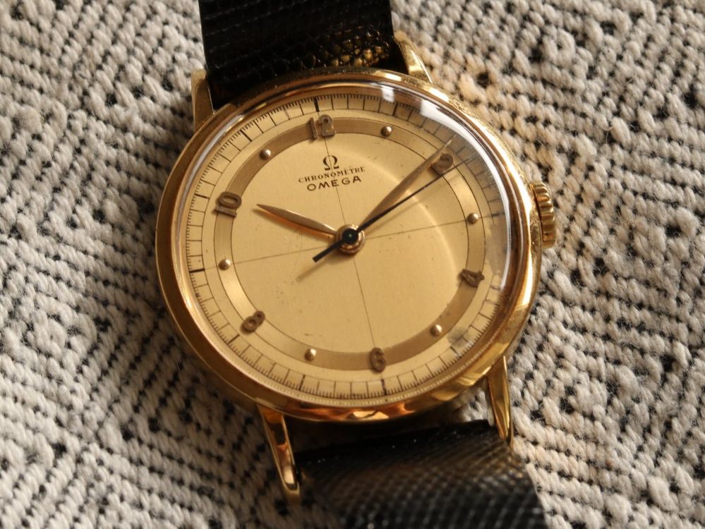 Vintage Omega Chronomètre 30T2RG 2365 18 Karat rotgelb Gold (Gebraucht ...