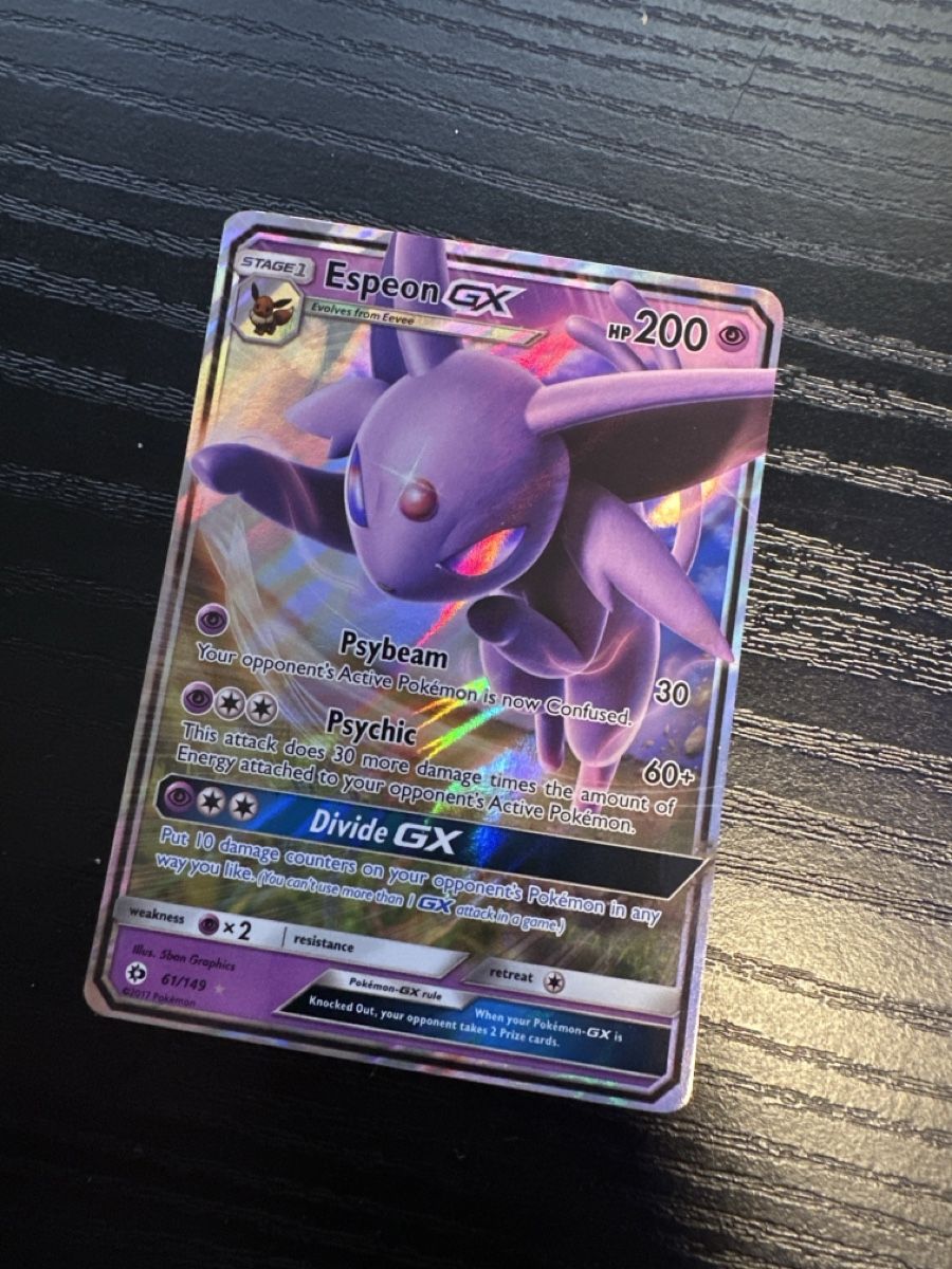 Espeon GX 61/149 holo Sun & Moon Psiana Pokemon NM (Usato) a Uster per ...