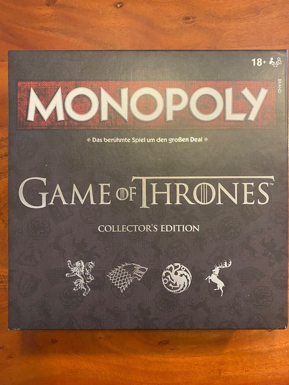 Monopoly Game of Thrones Collector's Edition (Gebraucht) in Kandersteg für CHF 15 – mit ...