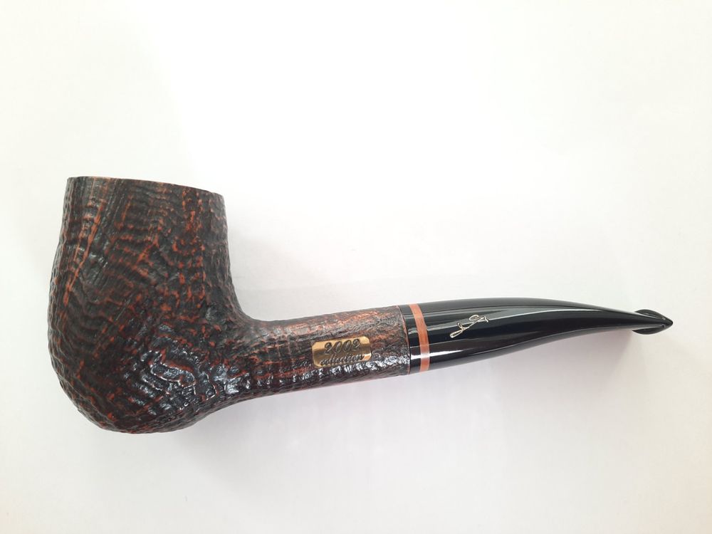 Savinelli Collection 2002 sandgestrahlt 6mm - Jahrespfeife (Gebraucht ...